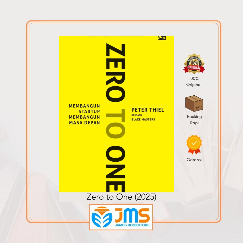 Jual Buku Zero to One (2025) Peter Thiel | Shopee Indonesia