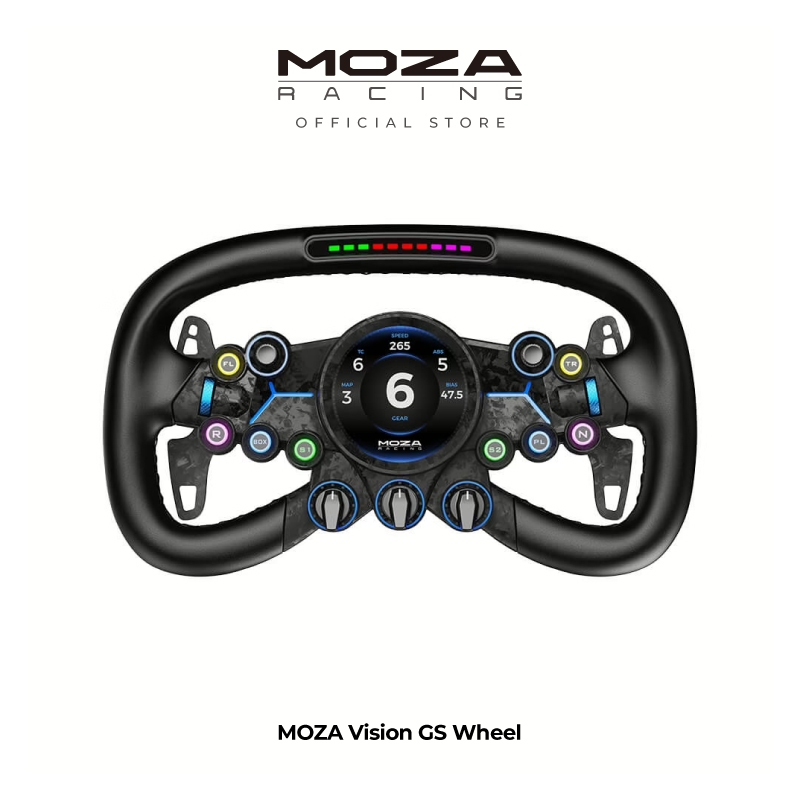 Jual MOZA Racing Vision GS / VGS Steering Wheel With Touchscreen ...