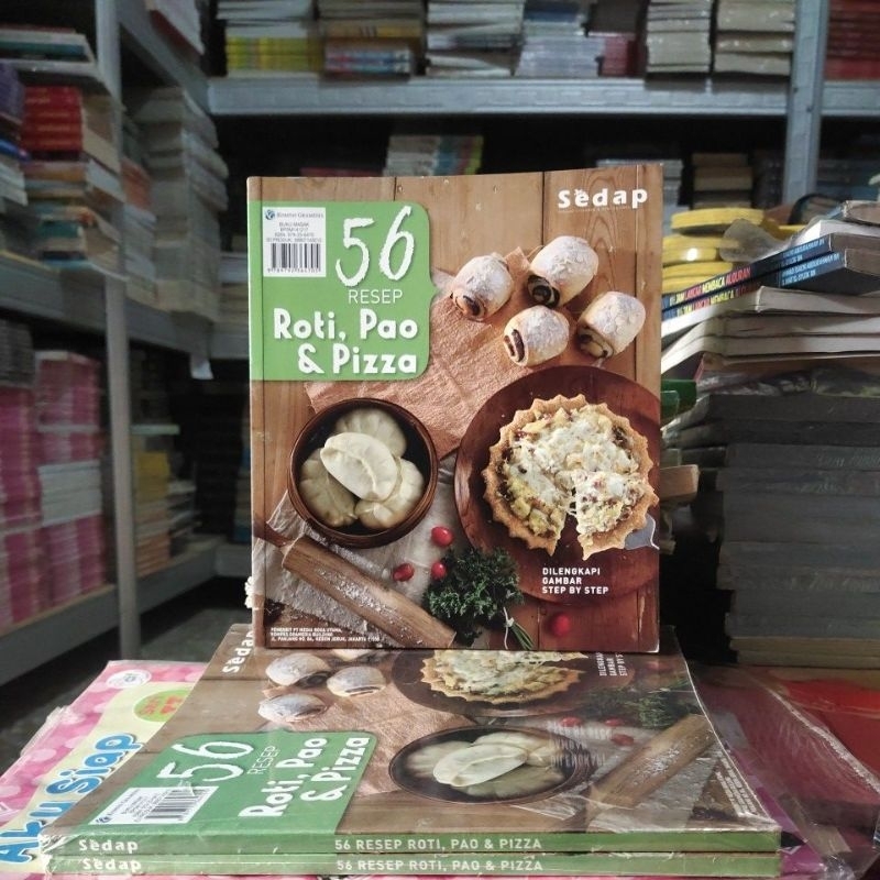Jual BUKU RESEP KUE / DESSERT / 56 RRSEP ROTI, PAO & PIZZA (SEDAP ...