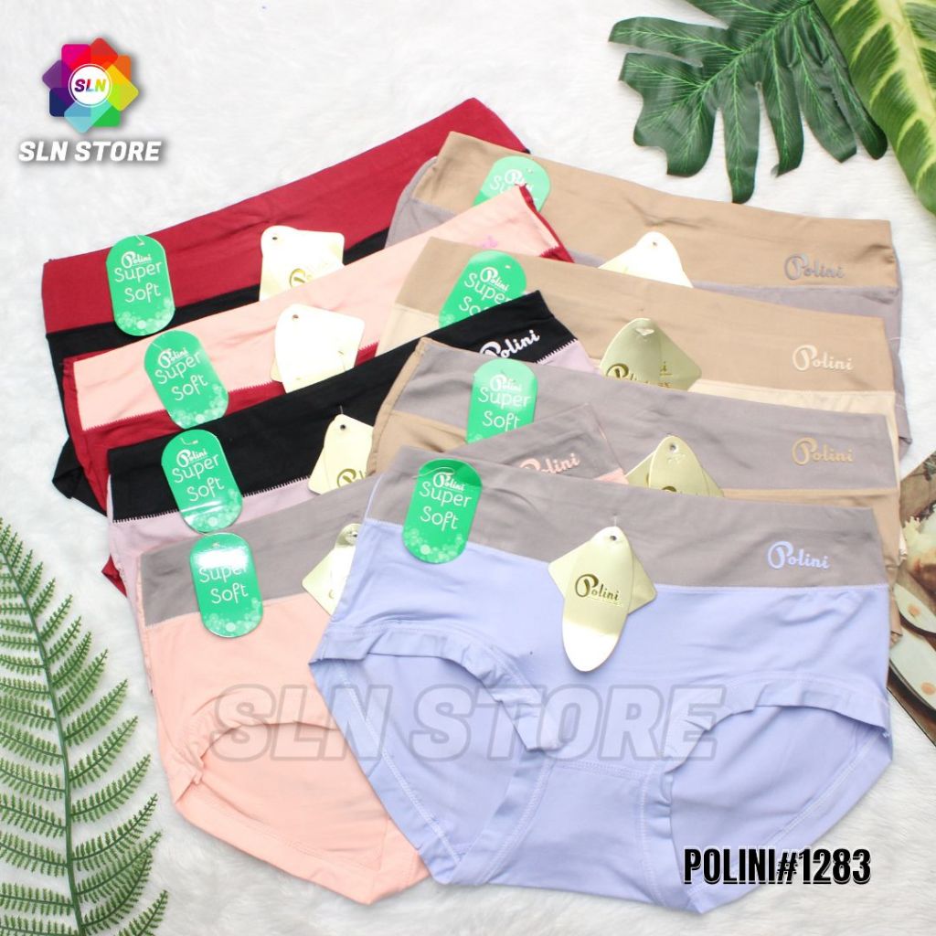 Jual (12PCS) CELANA DALAM WANITA DEWASA POLINI 1283 / CD PEREMPUAN IMPORT HIGHWAIST | Shopee ...