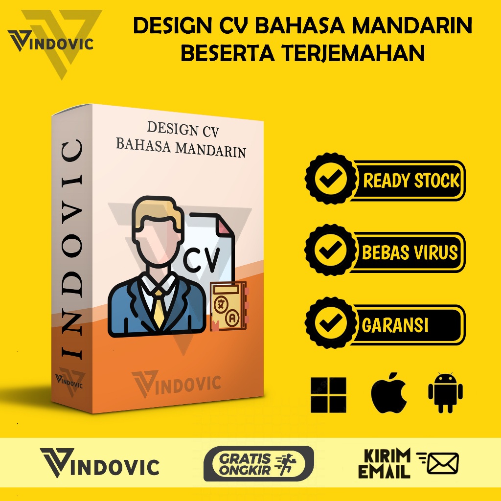 Jual TEMPLATE DESIGN RESUME CV LAMARAN KERJA BAHASA MANDARIN | Shopee ...