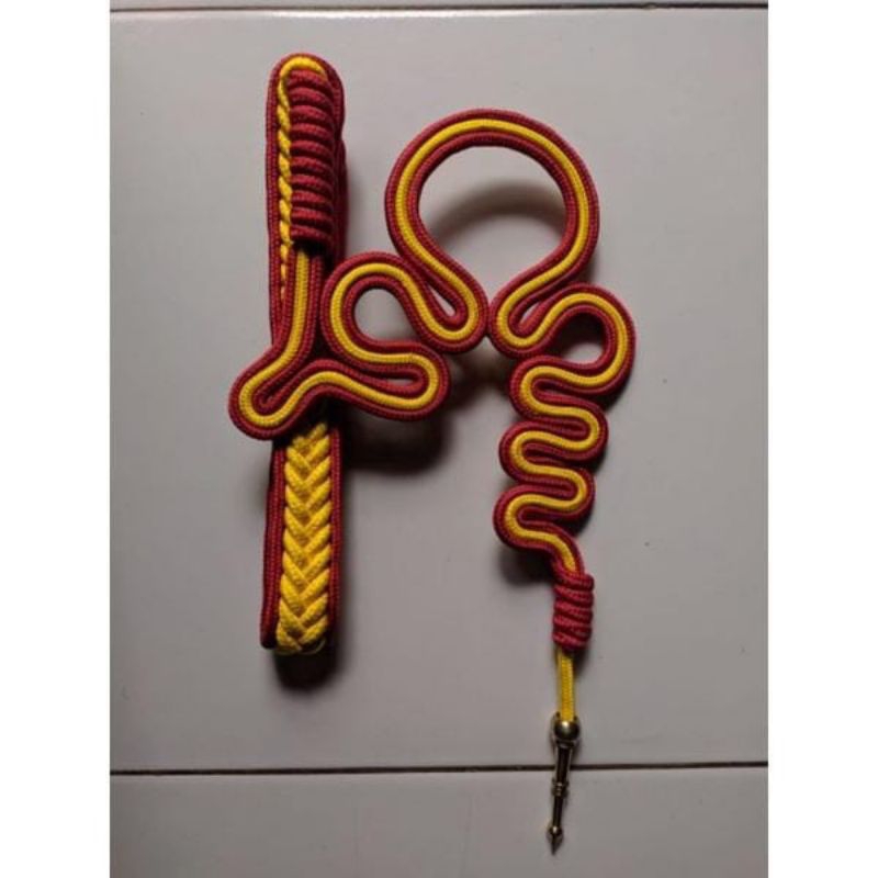 Jual TALI KOMANDO PRAMUKA VARIASI KUNING LIST MERAH COSTUM, TNI, POLRI ...