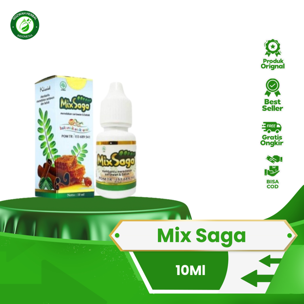 Jual Mix Saga - Mix Saga Obat Tetes Madu Daun Saga Green Zone 10ml ...