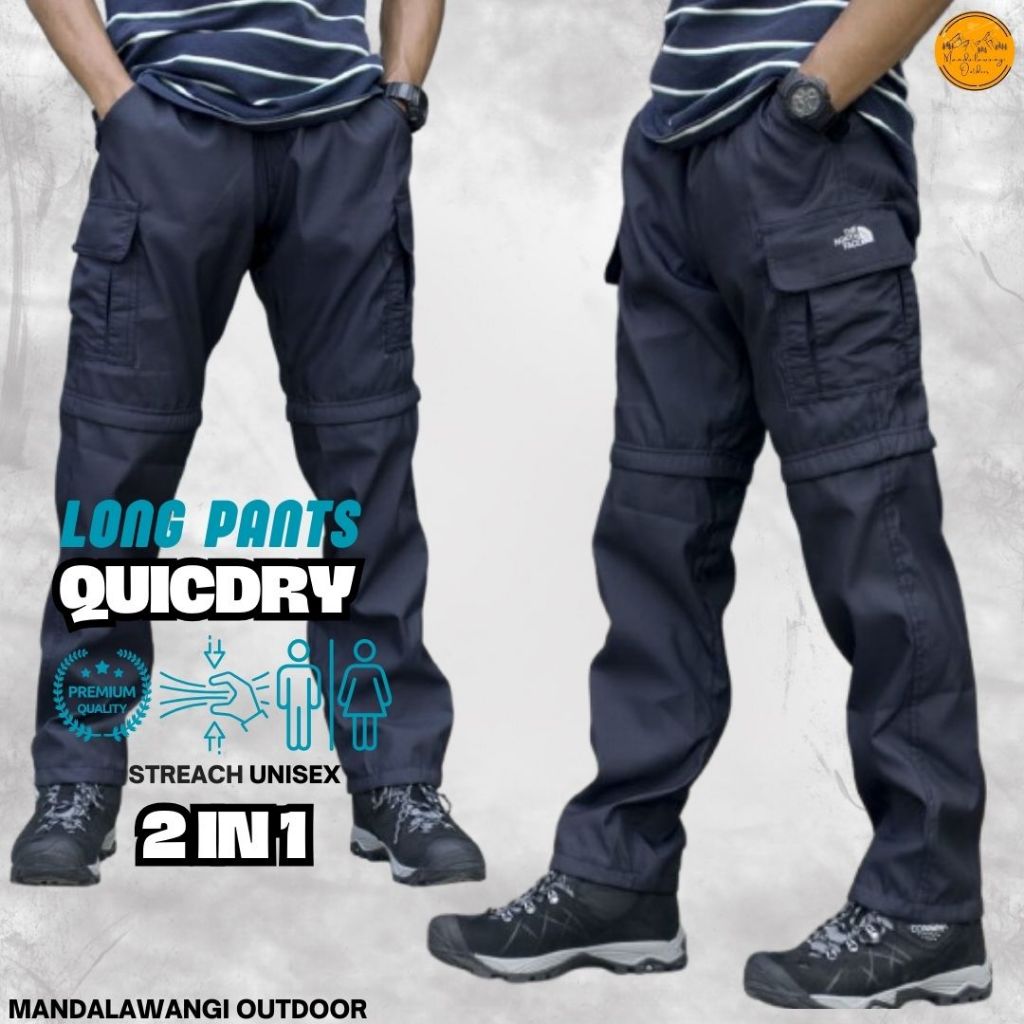Jual CELANA GUNUNG SAMBUNG 2 IN 1 CELANA CARGO PANJANG QUICK DRY DESPO STREACH CELANA HIKING ...