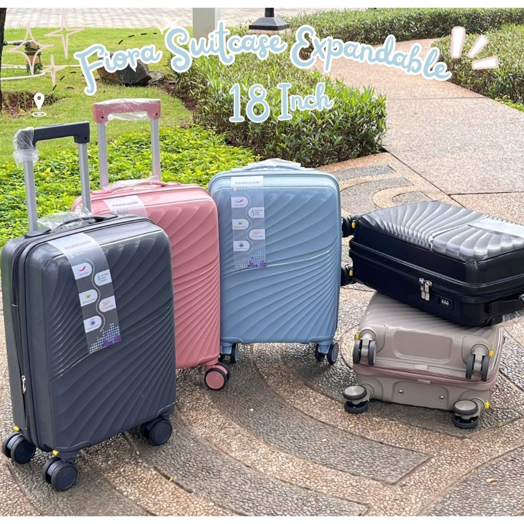 Jual PARKSON Fiora Koper Expandable TSA LOCK 007 Koper 18 inch Kabin ...