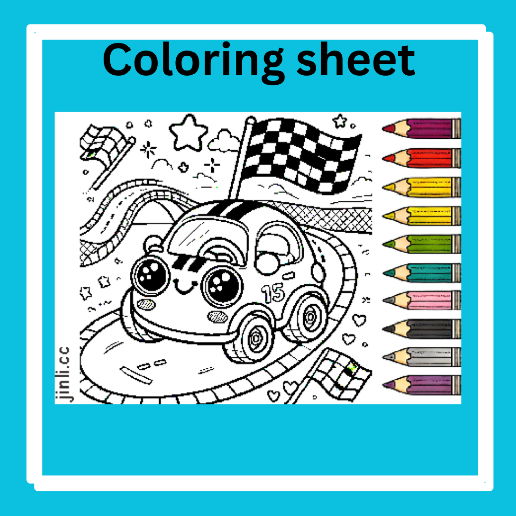 Jual Random surprised Lembar mewarnai Kendaraan vehicle coloring sheet ...