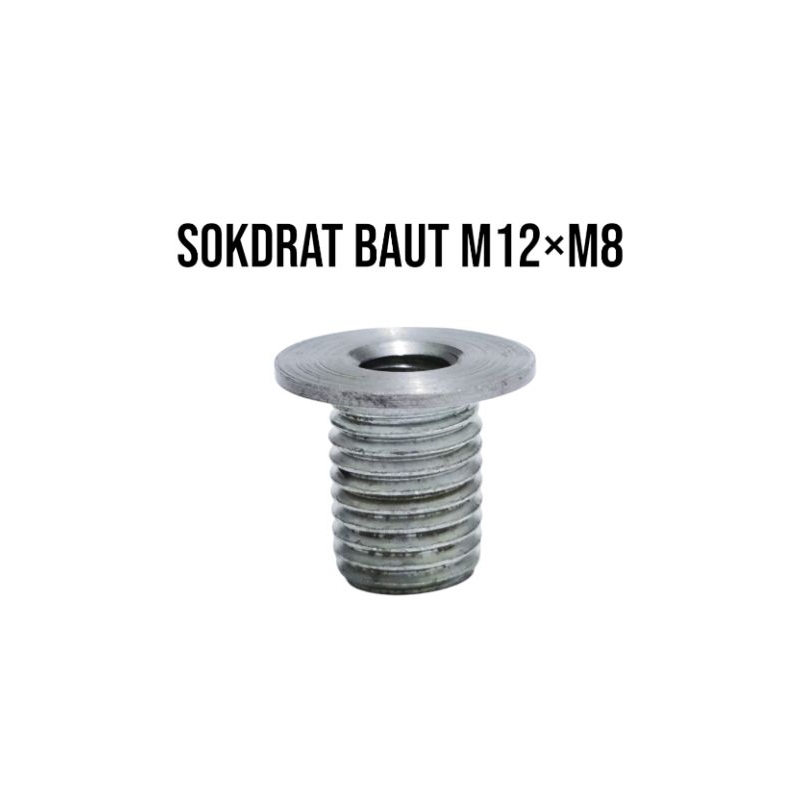 Jual Sokdrat Sok Drat Baut 17 Ke Baut 12 . Sok Drat Ulir M12×M8 Baut ...