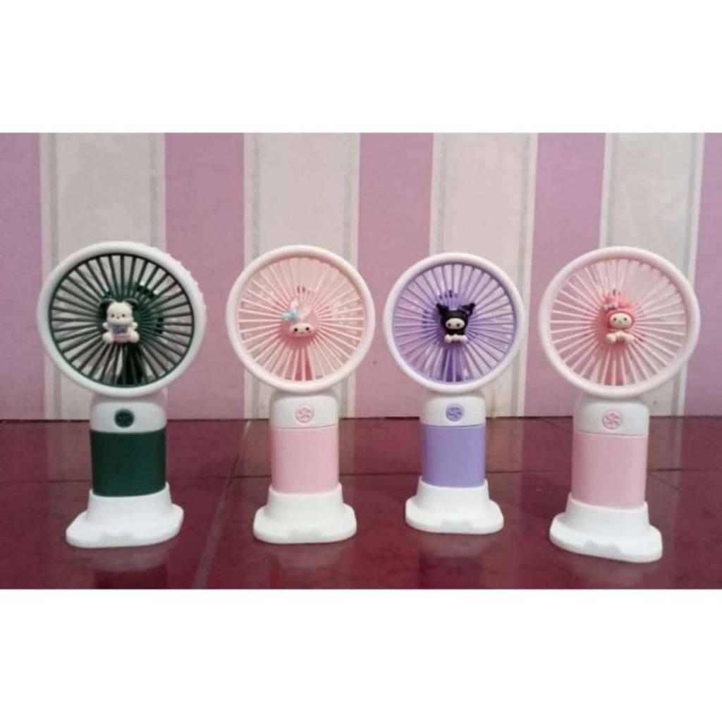 Jual Kipas Angin Mini Portable Bunga Cute Fan Genggam Small Fan awet ...