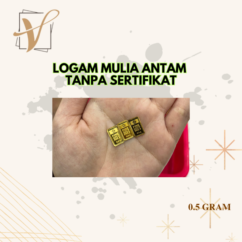 Jual LOGAM MULIA ANTAM TANPA SERTIFIKAT 0.5gr 1gr | Shopee Indonesia
