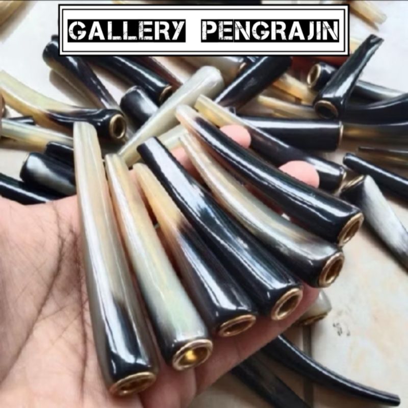 Jual Sedotan once pipa pipo pipe Tanduk Kerbau Oval Bule dan Hitam 7-8 ...