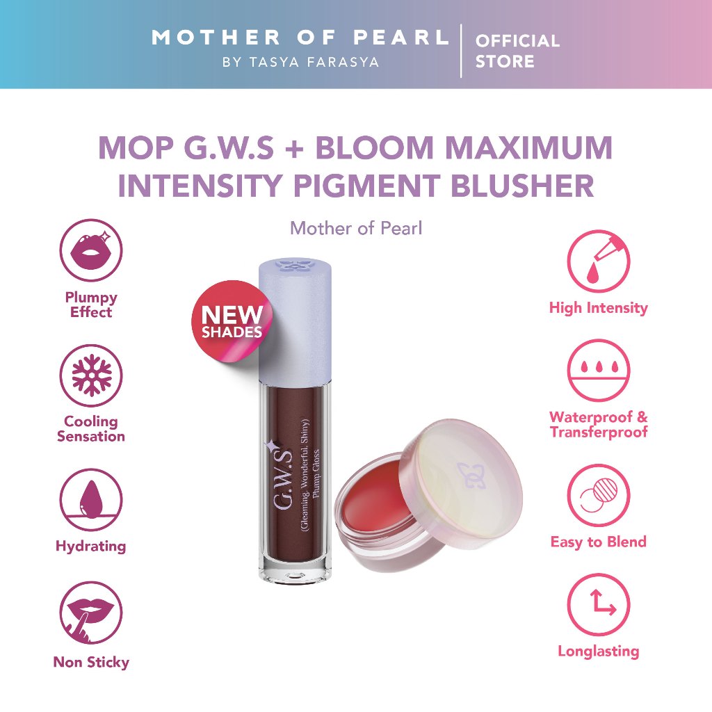 Jual MOP - Pout Lips Bundle 2 - G.W.S. + Bloom Maximum Intensity ...