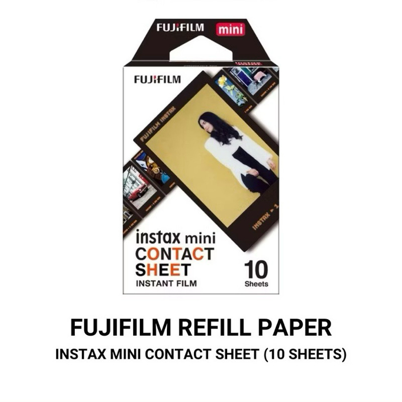Jual FUJIFILM Refill Film Paper Instax Mini Instant Contact Sheet 10 ...