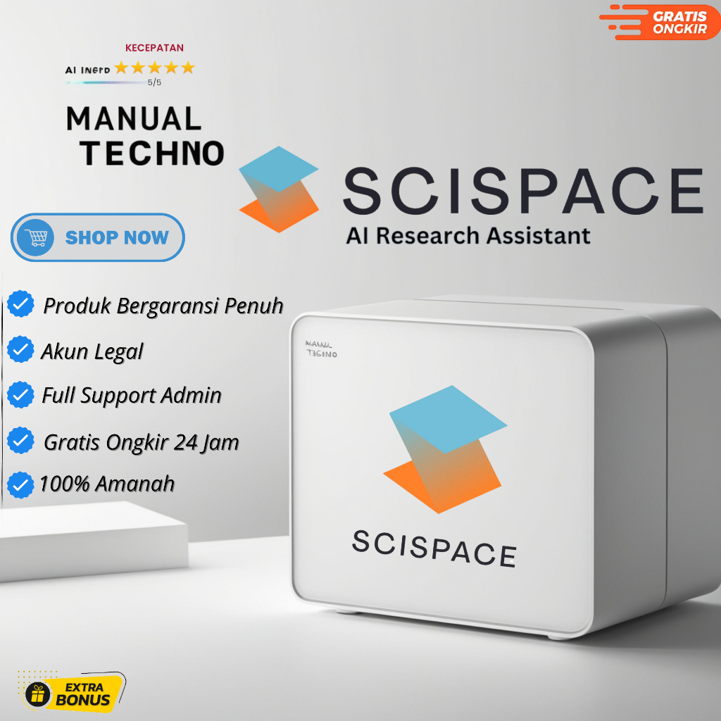 Jual Scispace -- ai reserach assistant Platform keren buat lo yang serius di dunia riset ...