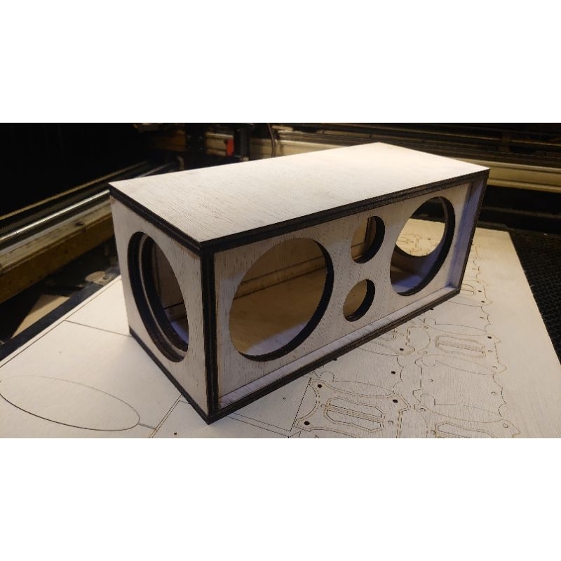 Jual box speaker portabel 4 inc Double+pasif radiator 3,5 inc double ...