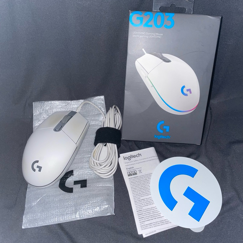 Jual MOUSE GAMING LOGITECH G203 PRELOVED | Shopee Indonesia