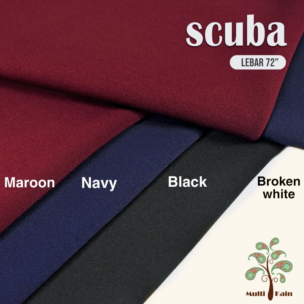 Jual multi kain kaos knit scuba dan denim spandex harga per 0.5 kilo ...