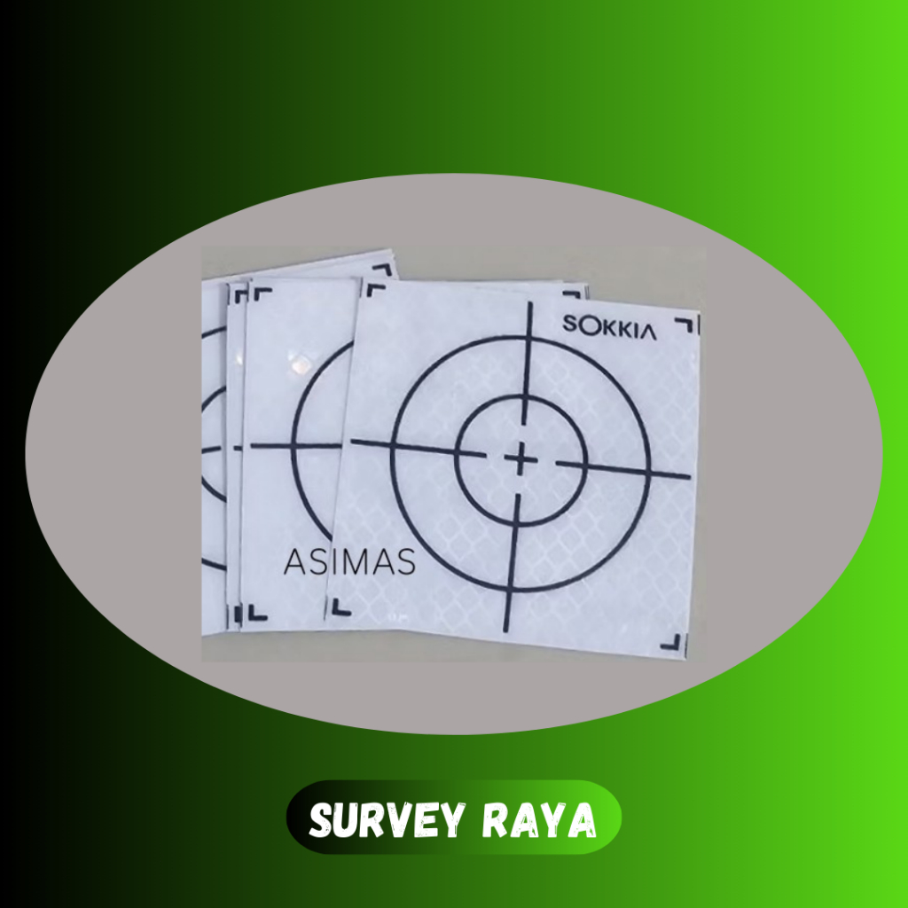 Jual Survey Reflector Sheet Reflective Tape Sticker Prisma Target ...