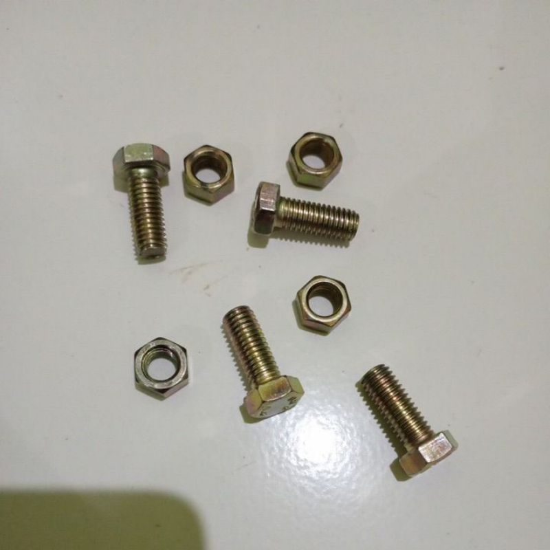Jual Baut Besi 8X20 Buat Puley / Pully ,Baut Kunci 12 panjang 2 Cm | Shopee Indonesia
