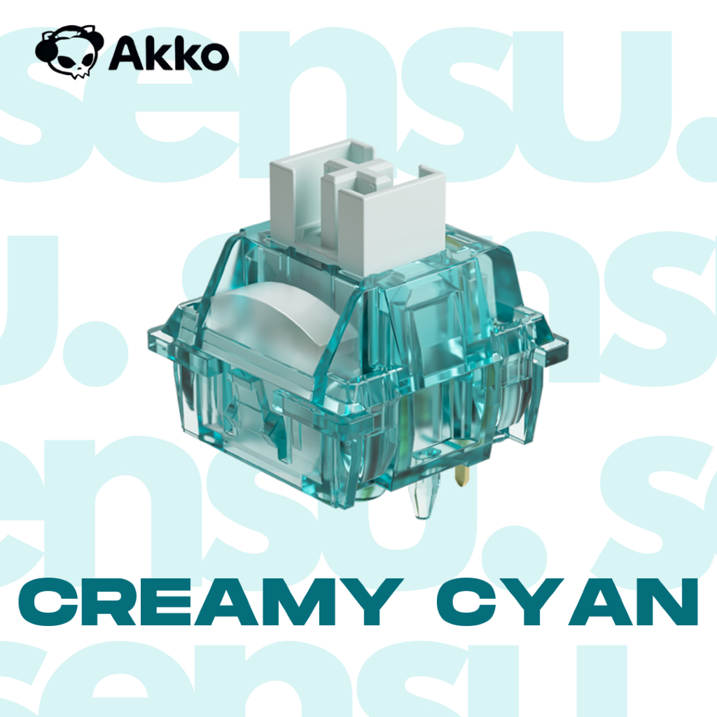 Jual Akko Creamy Cyan Switch - Clicky | Shopee Indonesia