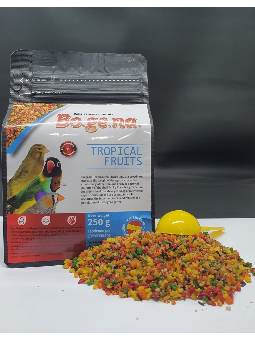 Jual BOGENA FRUTTI PATEE 250 GRAM EGG FOOD BUAH KENARI FINCH LOVE BIIRD ...