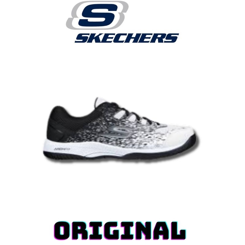 Jual Sepatu Skechers Viper Court White Black Men's ( 246070/WBK ...