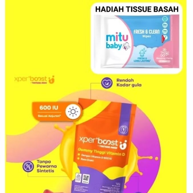 Jual EXPERT BOOST isi 30 VITAMIN D 600iu GUMMY VID D3 ANAK DAYA TAHAN ...