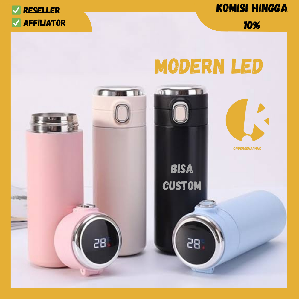 Jual TUMBLER MODERN LED TUMBLR TERMOS BOTOL MINUM SOUVENIR KADO ...