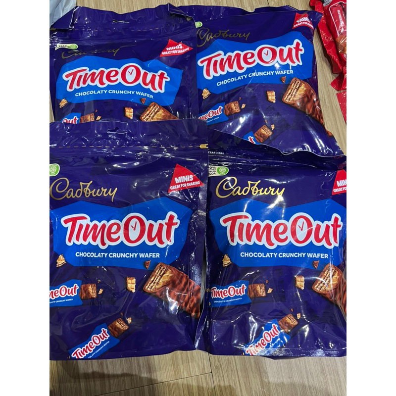 Jual Cadbury Time Out Chocolate Crunchy Wafer Original | Shopee Indonesia