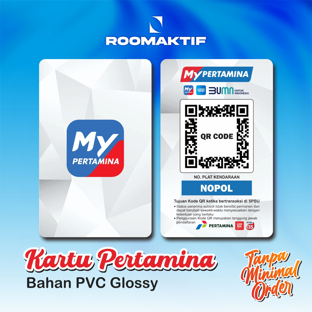Jual ID CARD MY PERTAMINA Custom | Shopee Indonesia