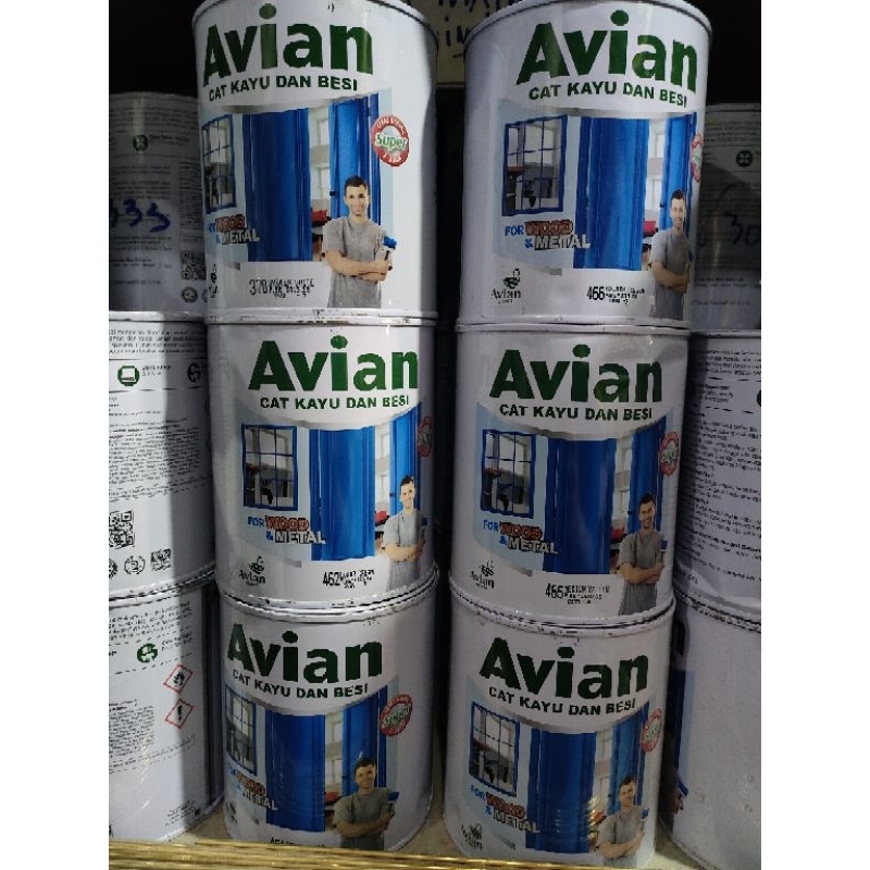 Jual Cat Kayu dan Besi Avian High Gloss Enamel Synthetic Paint 1 kg ...