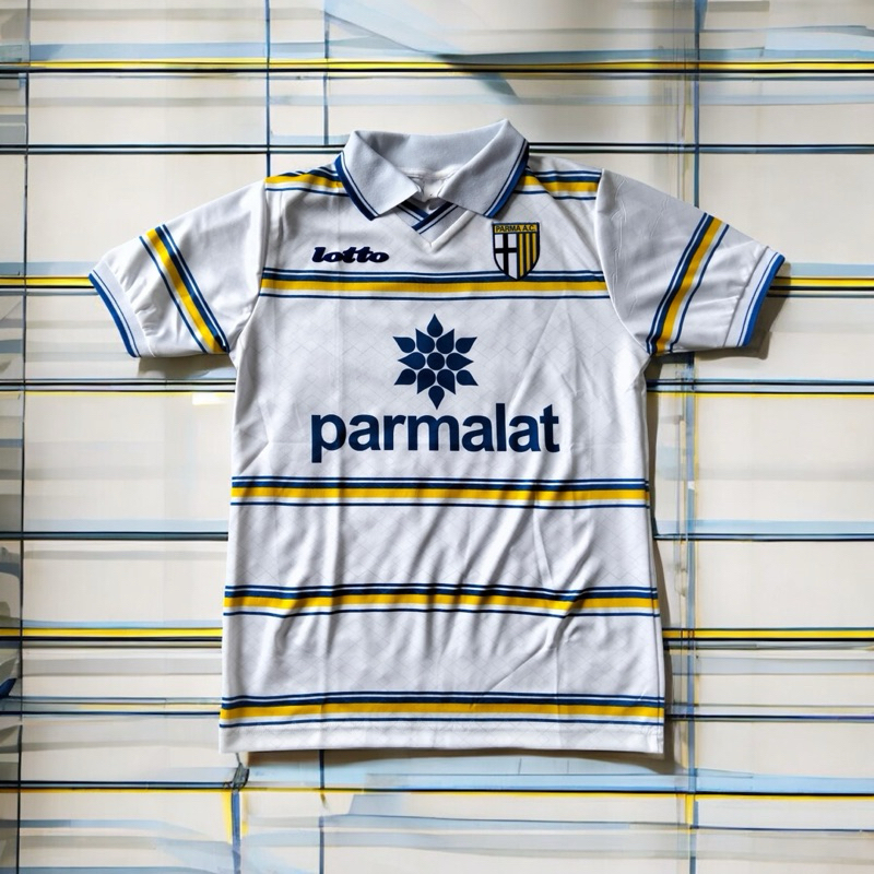 Jual Jersey Retro Fantasy Parma Away 98/99 Classic Baju bola Vintage ...