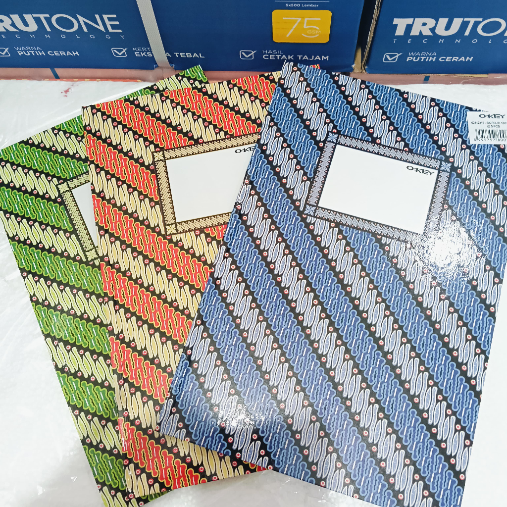 Jual OKEY BUKU HARDCOVER F4 FOLIO TEBAL BESAR ISI 100 LEMBAR | Shopee ...