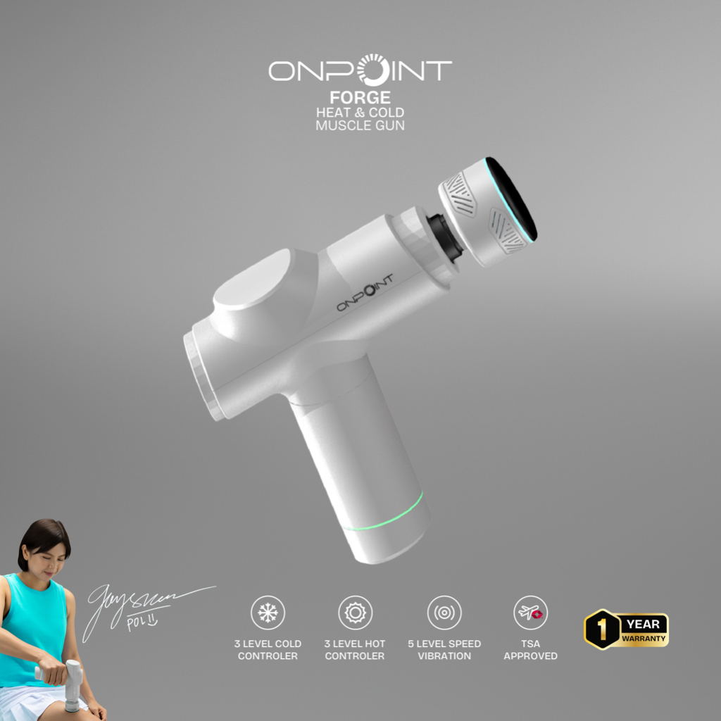 Jual ONPOINT FORGE Heat & Cold Muscle Gun - GREY | Shopee Indonesia