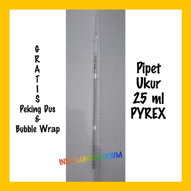 Jual Pipet Ukur 25 ml PYREX/Measuring Pipet | Shopee Indonesia