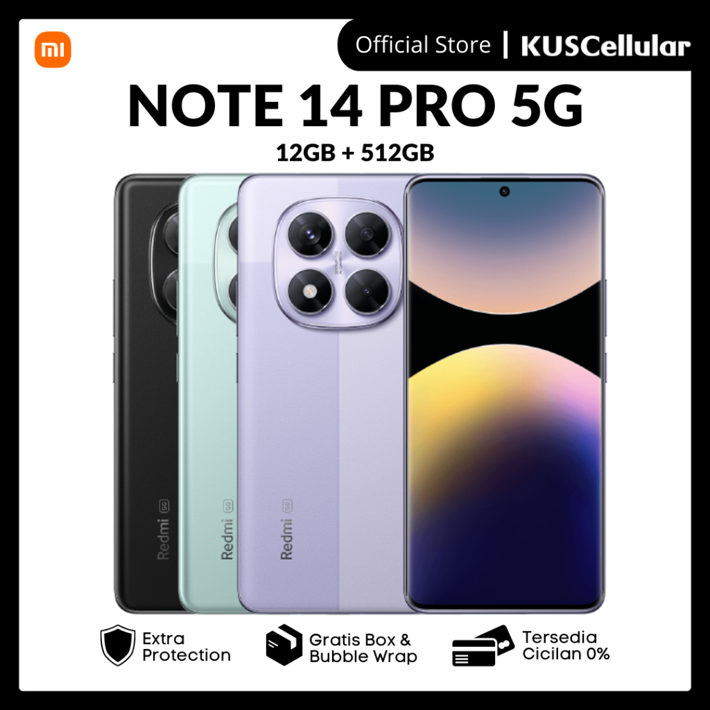 Jual REDMI NOTE 14 PRO 5G 12/512 GARANSI RESMI | Shopee Indonesia