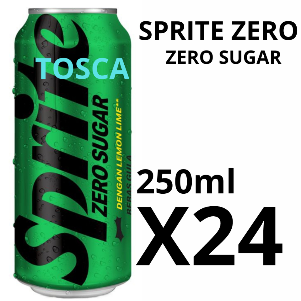 Jual Sprite Zero | Zero Sugar 250ml 1 Karton isi 24 Pcs | Shopee Indonesia
