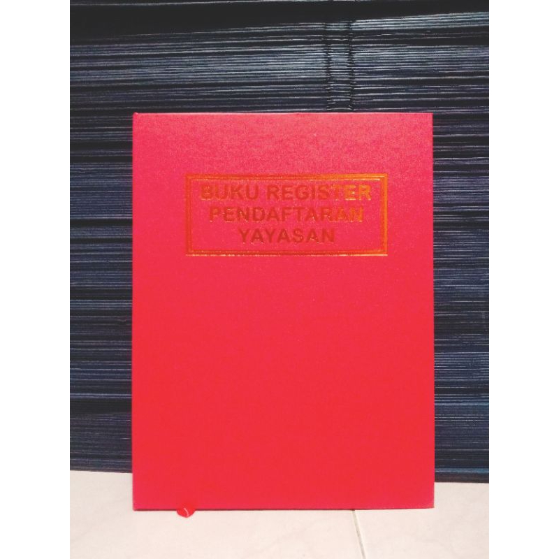 Jual Buku Register Pendaftaran Yayasan / Buku Yayasan | Shopee Indonesia