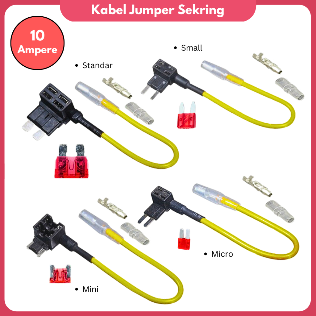 Jual Fuse jumper tap connector fuse low profile/mini/small/standar ...
