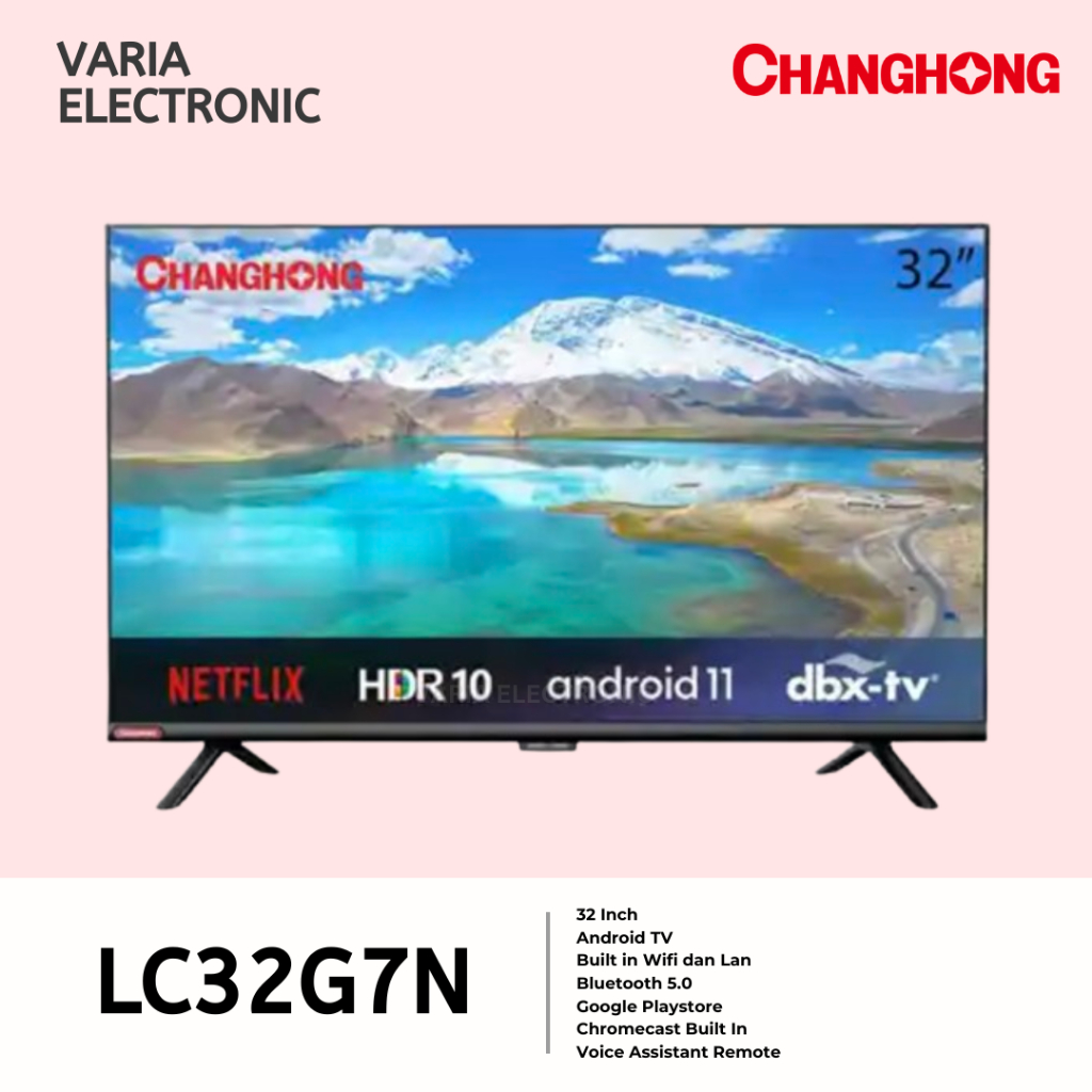 Jual LED TV CHANGHONG 32 Inch LC32G7N Android TV | Shopee Indonesia