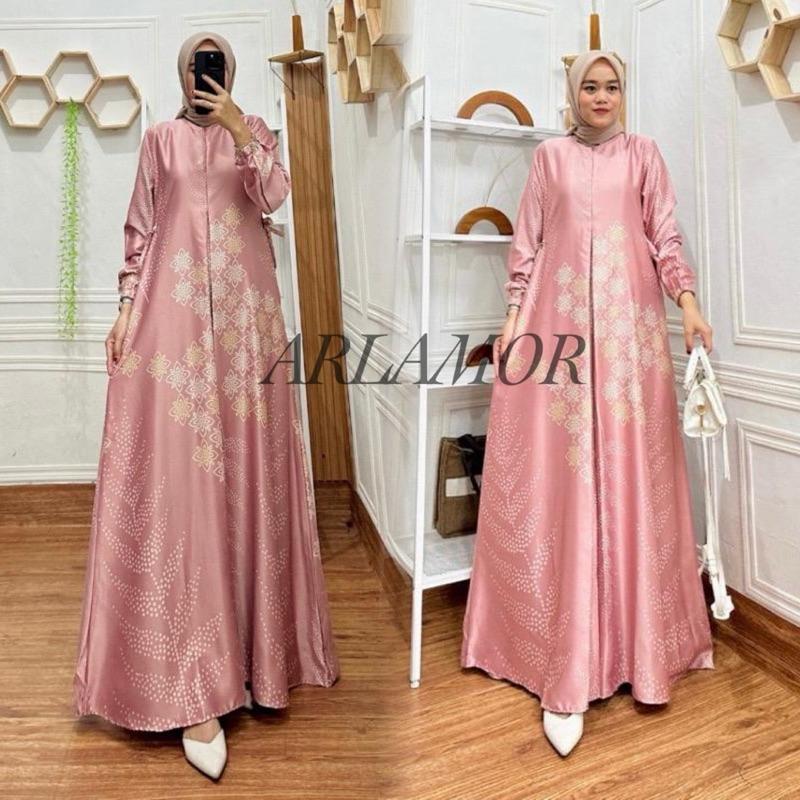 Jual GAMIS SILK PREMIUM GRADE A MOTIF TERBARU ELEGAN MEWAH | Shopee ...