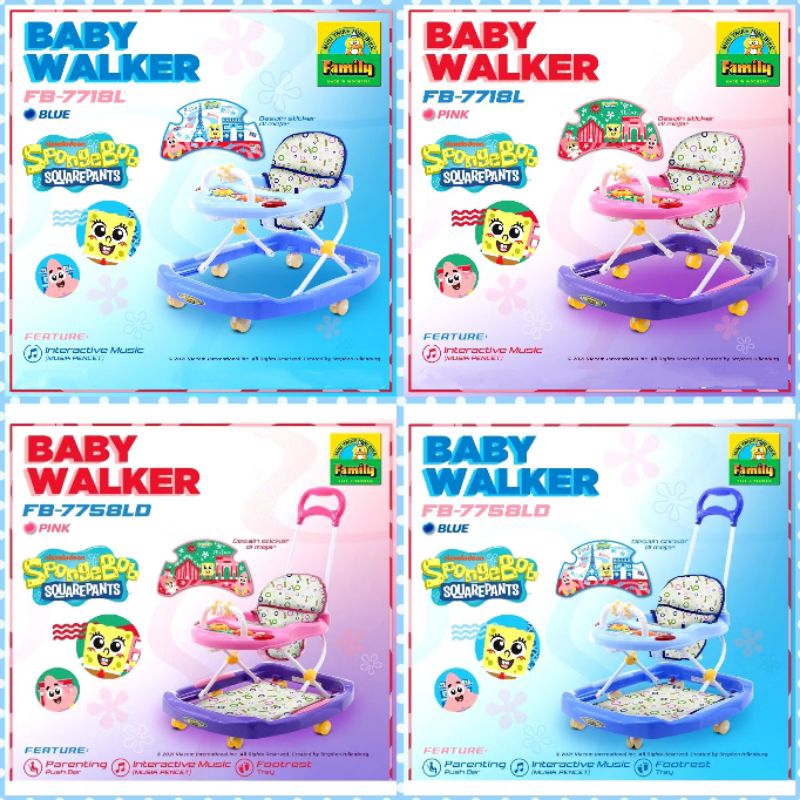 Jual [KSB] BABYWALKER / WALKER / Alat Bantu Belajar Jalan Anak FAMILY ...