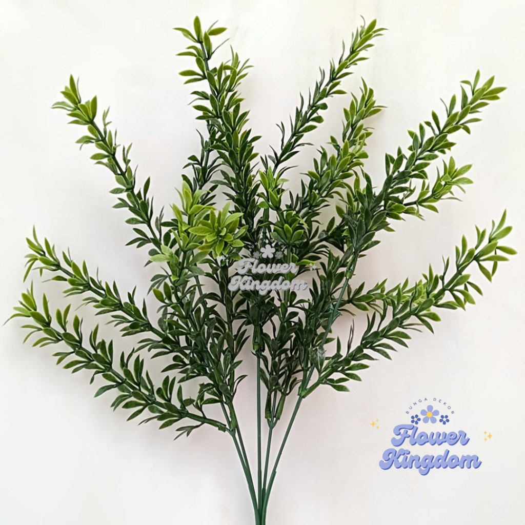 Jual Artificial Rosemary Daun Plastik Hiasan Tanaman Daun Artificial ...