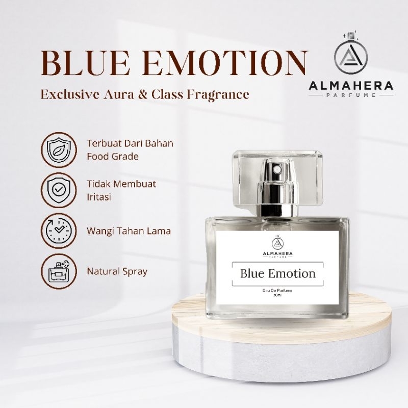 Jual Parfum Premium BLUE EMOTION 30ml Eau De Parfume | Shopee Indonesia