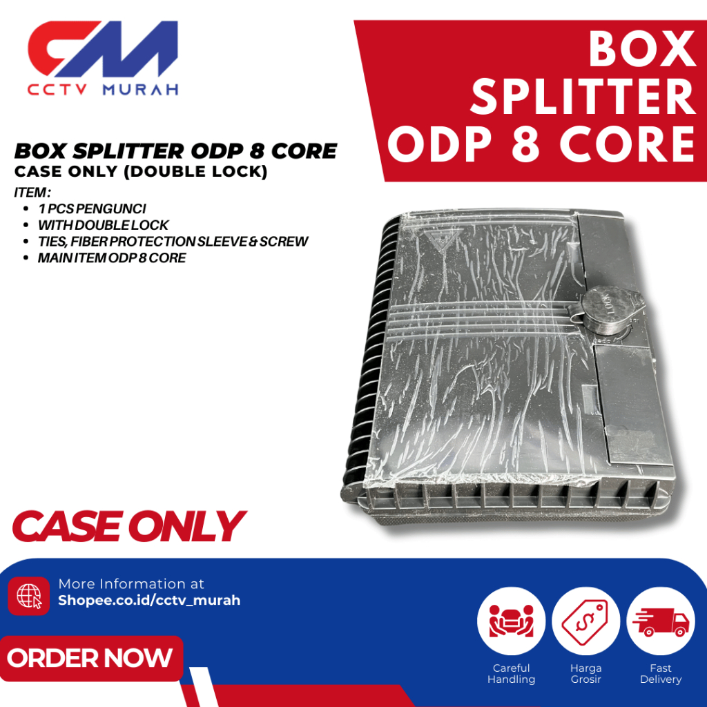Jual ODP 8 Core Model Box Splitter Double Lock Kosongan / Mini ODP ...