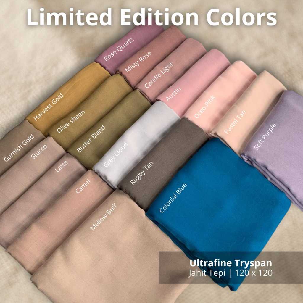Jual Miracle I Voal Ultrafine Jahit tepi I LIMITED EDITION COLORS I ...
