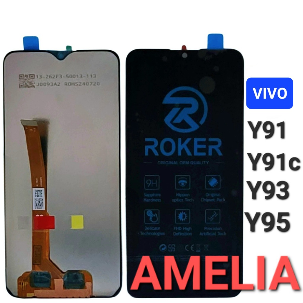Jual LCD VIVO Y91/ Y91C/ Y93/ Y95 FULLSET TOUCHSCREEN ORIGINAL | Shopee ...
