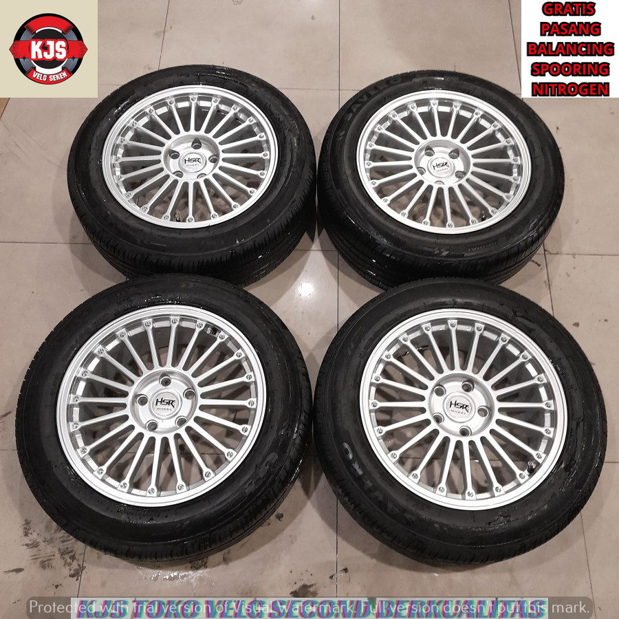Jual VELG RACING SECOND MODEL HSR JJC RING 17 PCD 5X114,3 + BAN GT RADIAL COCOK BUAT MOBIL ...