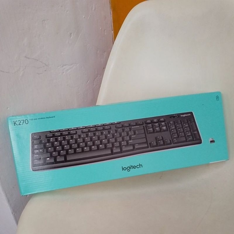 Jual Keyboard Logitech K270 wireless new second | Shopee Indonesia