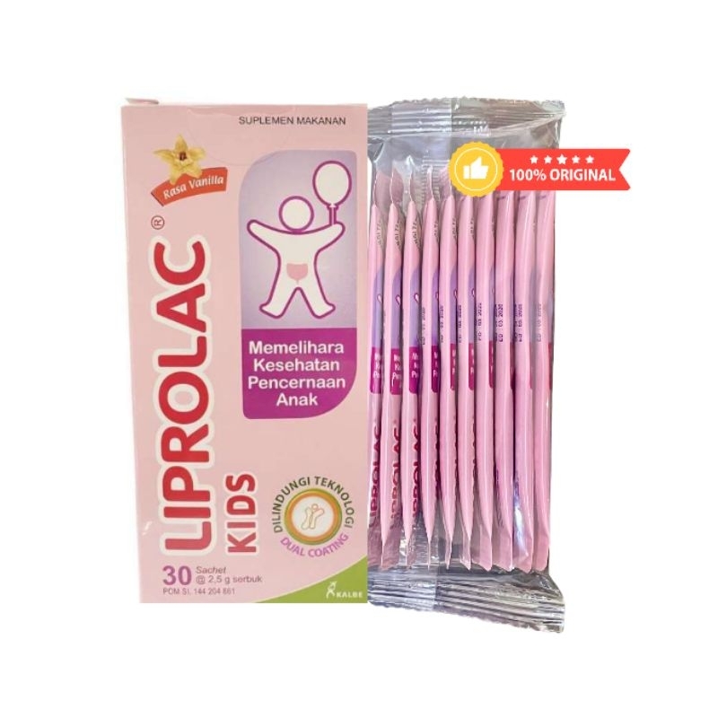 Jual Liprolac Kids 10 sachet untuk memelihara kesehatan pencernaan anak ...