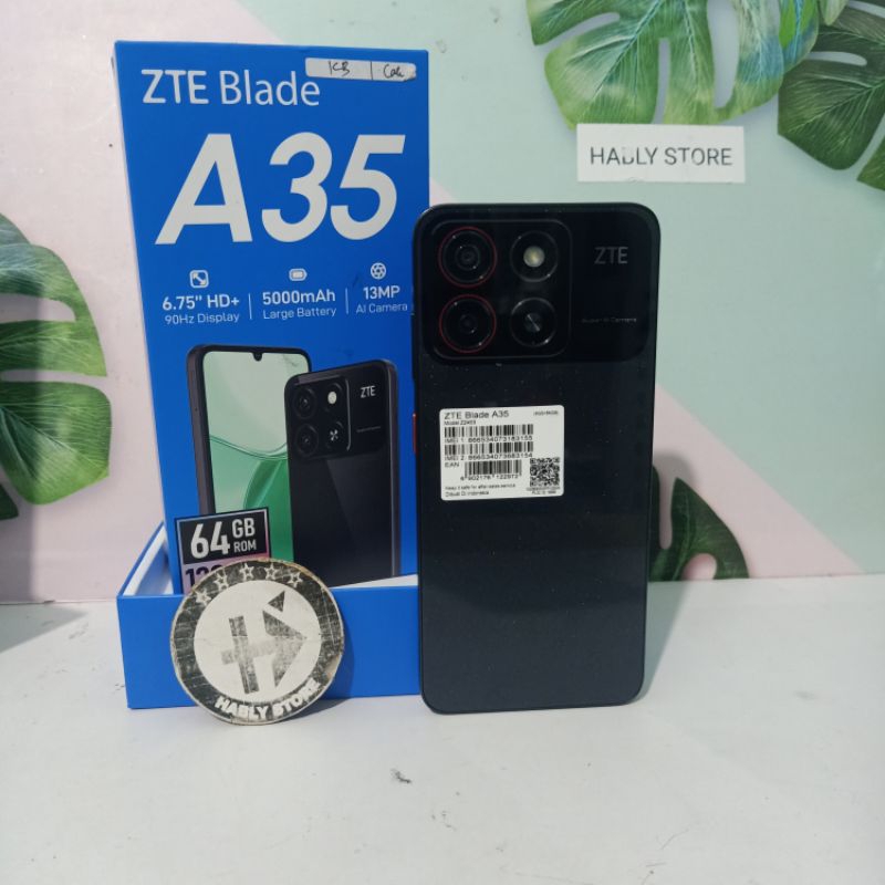 Jual ZTE BLADE A35 4/64GB SECOND FULLSET | Shopee Indonesia
